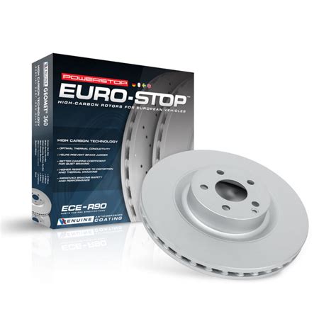Mini Cooper Brake Rotor1 Front Powerstop Evolution High Carbon