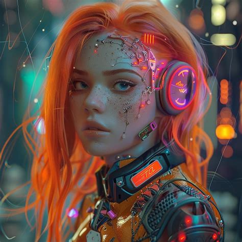 Digital Defender Portrait Of Cyber Security Premium Ai Generated Image