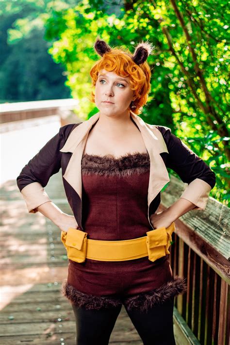 Squirrel Girl Cosplay Set Tail Utility Belt Headband With Etsy