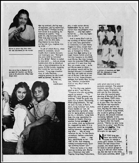 Video Bold Stars Of The S Myrna Castillo