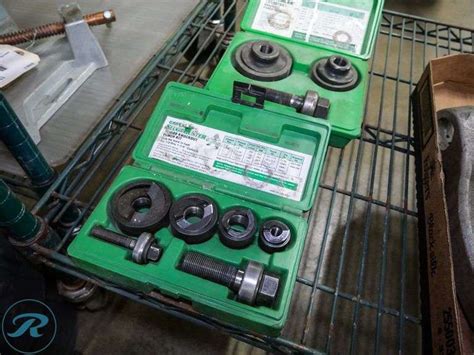2 Greenlee Knockout Punch Sets Roller Auctions