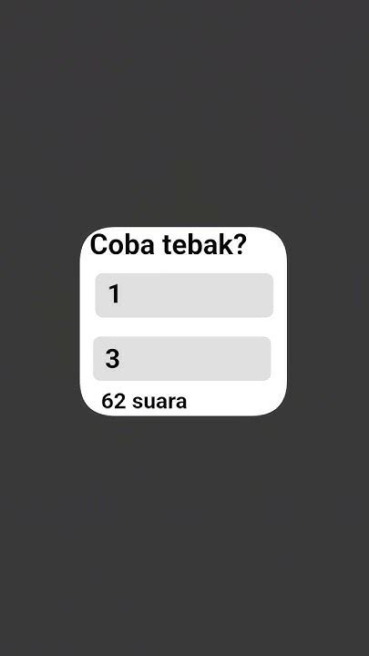 Coba Tebak Ini Brp Detik