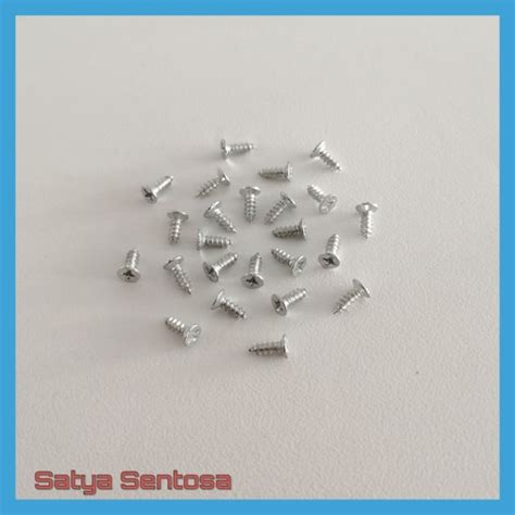 Jual Sekrup Mini Putih Silver 4 X 6 Mm Sekrup Kecil Mini Putih Silver 6 Mm 100 Pcs Shopee