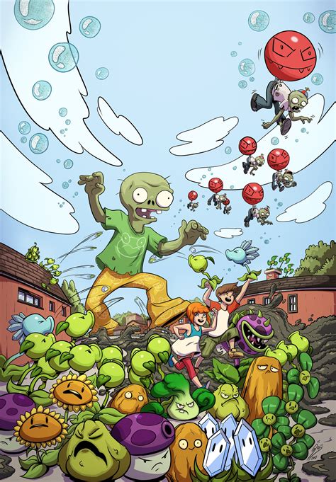 Artstation Plants Vs Zombies Vol 14 Cover