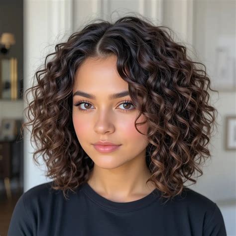 40 Elegant Medium Length Haircuts For Women With Curly Hair Hair