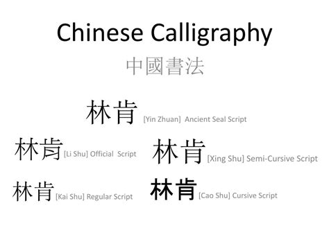 Ppt Chinese Calligraphy Powerpoint Presentation Free Download Id 7007521