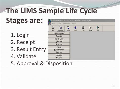 Sample Life Cycle In Lims Tracking