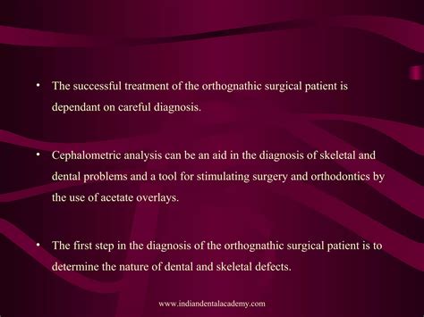 Cogs Analysis Cephelometrics For Orthognathic Surgery Fixed