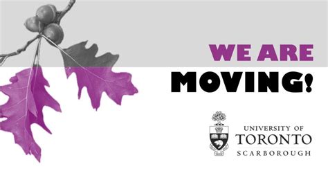 My Lab Is Moving To The University Of Toronto Scarborough As Of September 1st Ill Be Part Of