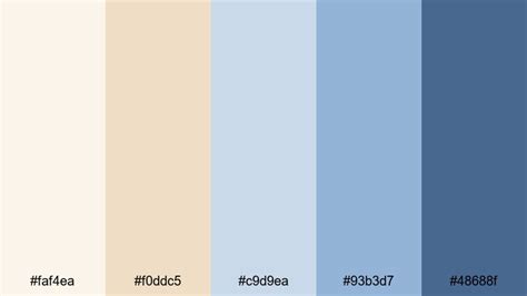 The Best 15 Blue Cream Color Palette Ideas For Video And Design