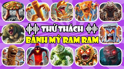 🔥siÊu ThỬ ThÁch🔥 Đoán Giọng BÁnh MỲ Ram Ram 🍔 Brainrot ViỆt Nam 😁 QuÁi VẬt BÁnh MỲ Siêu Nhanh