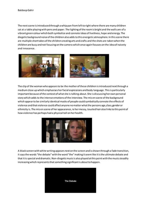 Media Documentary Analysis Docx Documentary Genres