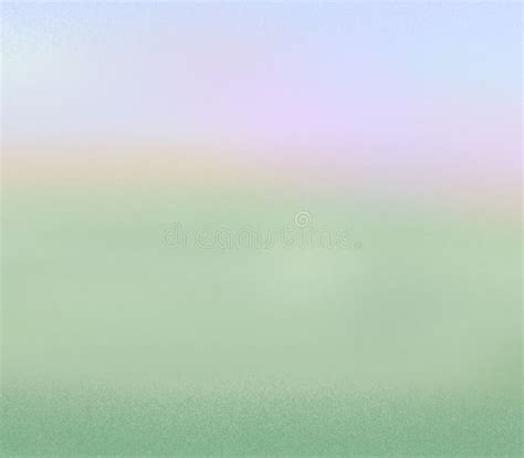Pastel Color Vector Background Light Blue Sky And Light Green Fields