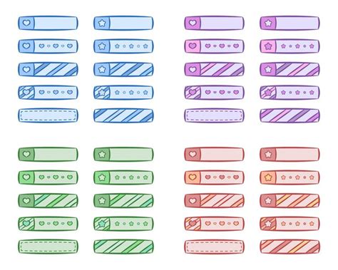 Premium Vector Cute Sticky Note Paper With Pastel Coloring Collection Pack Set For School And