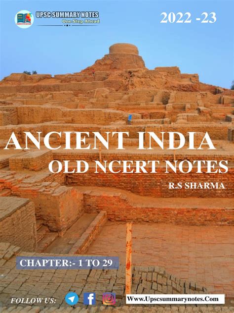 Ancient India Old Ncert Notes Pdf Sanskrit