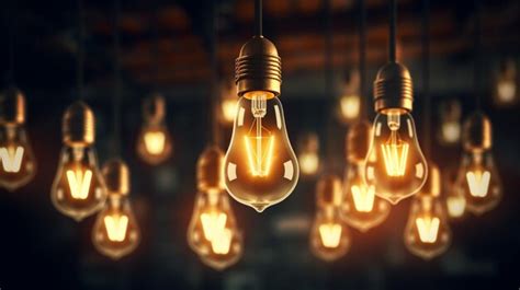 Premium Ai Image Light Bulb On A Black Background