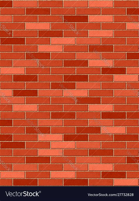 Brick Wall Vertical Royalty Free Vector Image Vectorstock