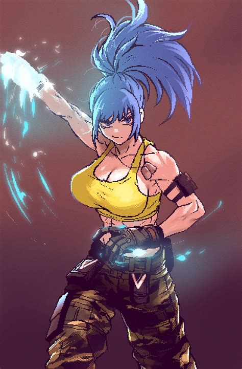 Leona Heidern The King Of Fighters And 1 More Drawn By Spoiledmuffin