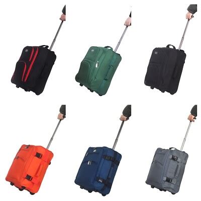 45x35x20cm Travel Bag Hand Luggage Suitcase Cabin Bag Trolley Uk Same