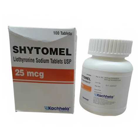 Shytomel Liothyronine Sodium Tablets Usp 25 Mcg At ₹ 515bottle