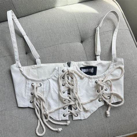 Dollskill Darker Wavs Compression Lace Up Underbust Depop