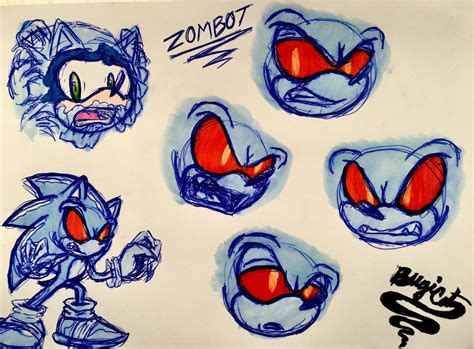 Sonic The Zombot By Bubble Chip On Deviantart