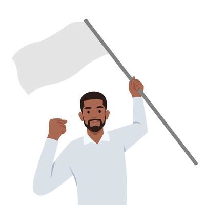 Man Waving Flag Vector Art Icons And Graphics For Free Download