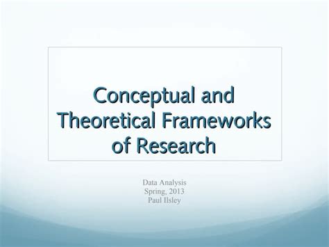 Interpretive Frameworks Spring13 Ppt