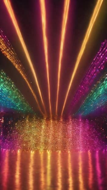 Party Lights Effect Overlay Aesthetic Blurred Rainbow Light Texture Fun