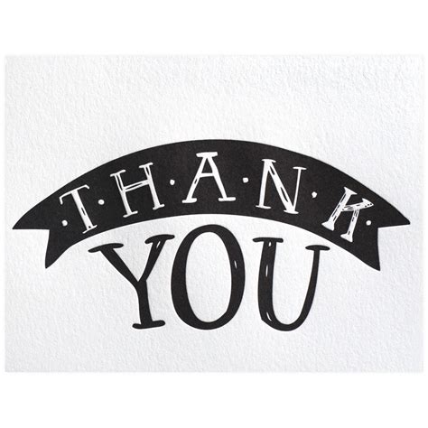 Thank You Clipart Black And White In Greeting 68 Cliparts