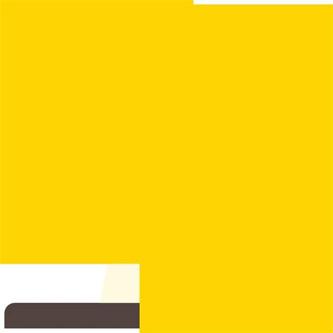 A Yellow Square With A Black And White Logo 51409219 Vector Art At Vecteezy