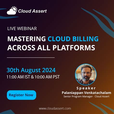 Join Our Webinar On Cloud Billing Cloud Assert Posted On The Topic