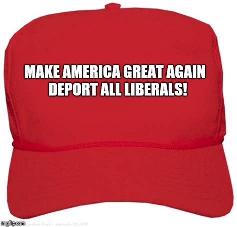 Blank Red Maga Hat Imgflip