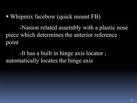 Facebow Ppt