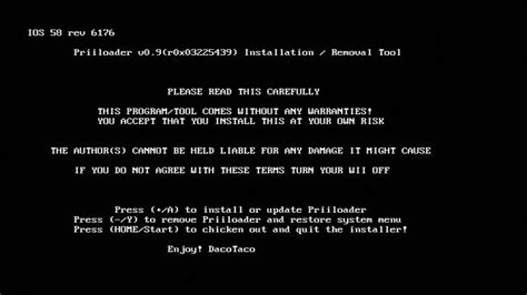 Priiloader Wont Show The System Hacks Menu Options R Wiihacks