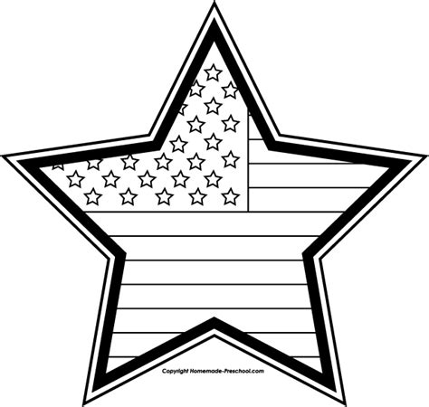 Vintage Patriotic Clip Art Black And White