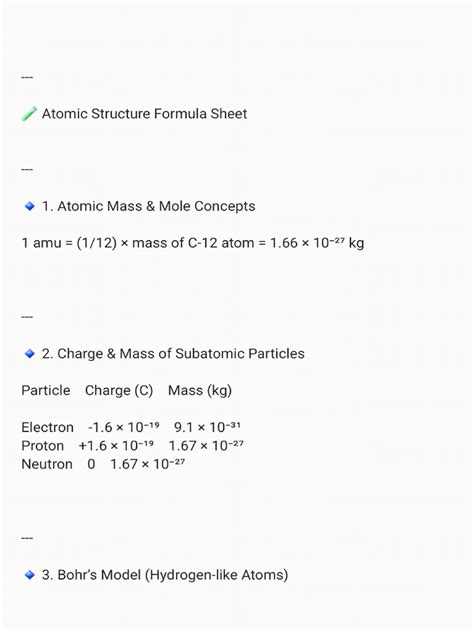 Atomic Structure Pdf