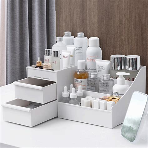 다용도 화장품 정리 보관함 화장대정리 수납 온채널