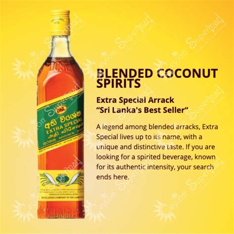 Buy Dcsl Extra Special Sri Lankan Arrack 750ml From Ceylon Supermart In
