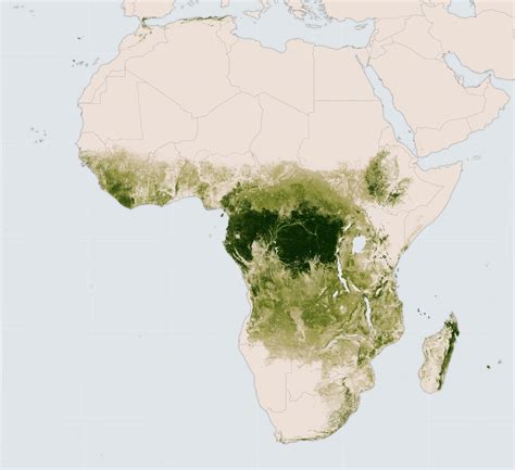Deforestation In Africa Map