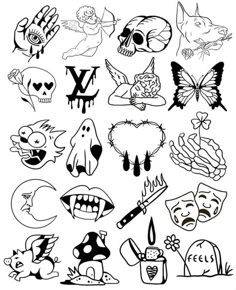 Sketch 073 Tattoo Outline Drawing Sketch Book Outline Drawings