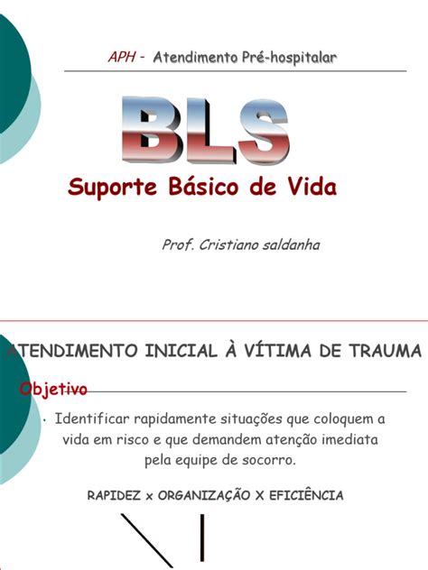 Aula E Bls Suporte Básico De Vida 2018 Pdf Reanimação Cardiopulmonar Eletrocardiografia