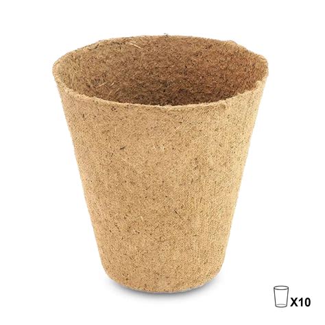 Macetas Biodegradables Ecológicas Set De 10 Unidades Para Siembra