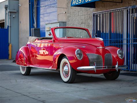 1939 Lincoln Zephyr V12 Convertible Coupe Stock 67912 For Sale Near