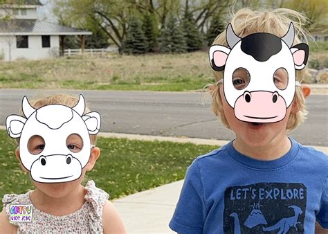 How To Make A Cow Mask Step By Step