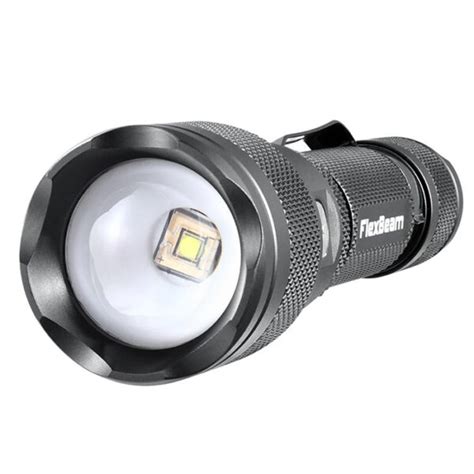 Powertac Flexbeam Rechargeable Flashlight Adjustable Focus 1200 Lumens