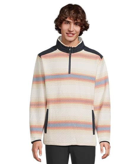 Mens Chubbies The Coastal Quilted Quarter Zip