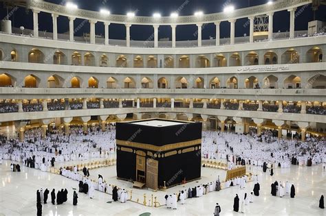 Premium Photo Kaaba In Masjid Al Haram In Mecca Saudi Arabia