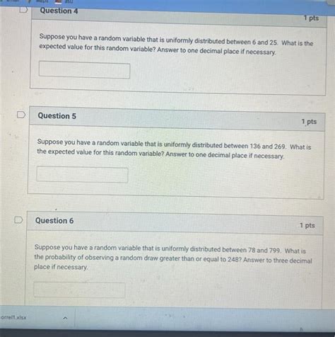 Solved Suppose You Have A Random Variable That Is Uniformly