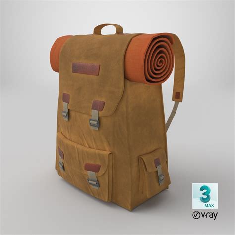 3d Camping Backpack Model Turbosquid 2120634